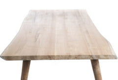River edge dining table